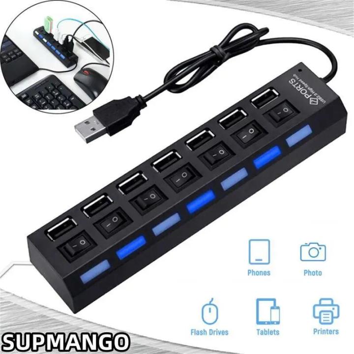 USB Hub Hub USB Adapter Multi Ports Use Power Adapter Extensor USB 2.0 ...