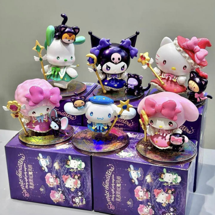 New Sanrio Kuromi Big Ear Dog Hello Kitty Starry Night Party Wizard ...
