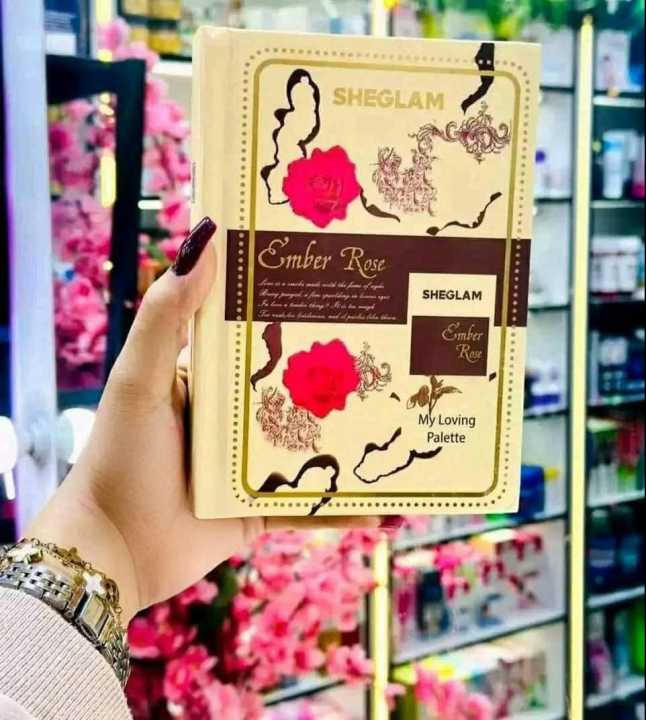 She Glam Ember Rose My Loving Eyeshadow Palette Makeup for Women And ...