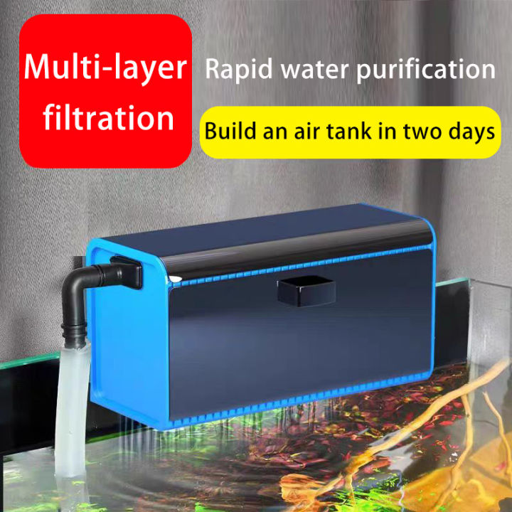Fish Tank Filter Box Free Water Filter Small Drip Wall-Mounted Filter ...