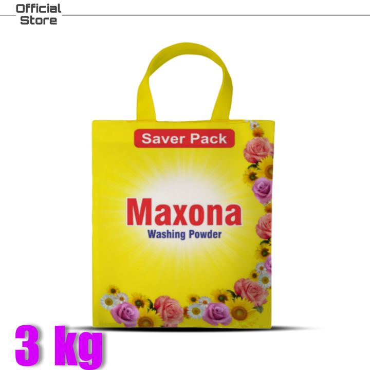 Maxona Detergent Powder | 3kg | Daraz.pk