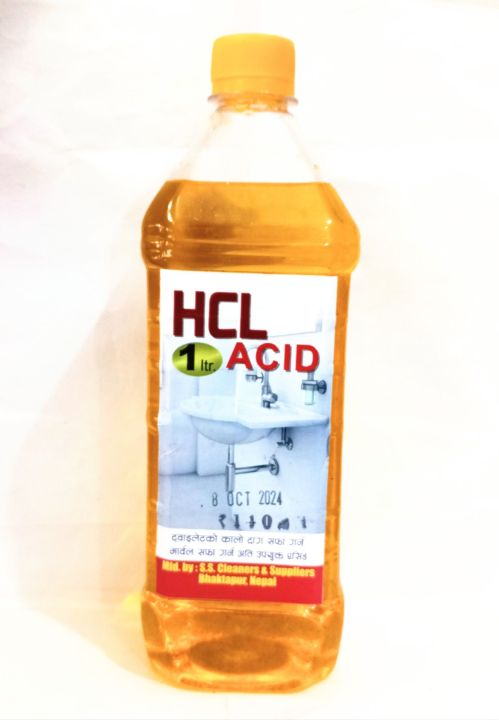 HCL Acid For Cleaning Toilet/Tiles Cleaners 1000ml | Daraz.com.np