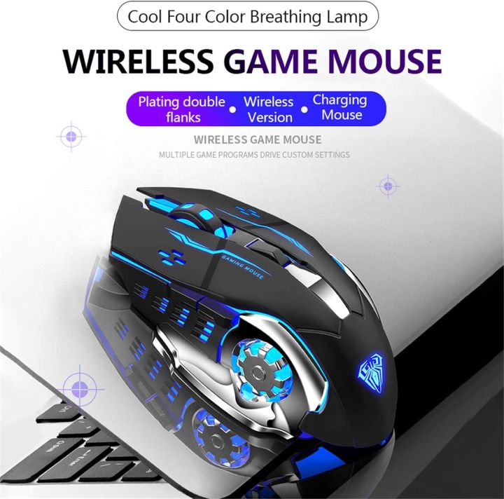 wireless mouse victec 3200 dpi silent ergonomic 2.4GHz wireless mouse ...
