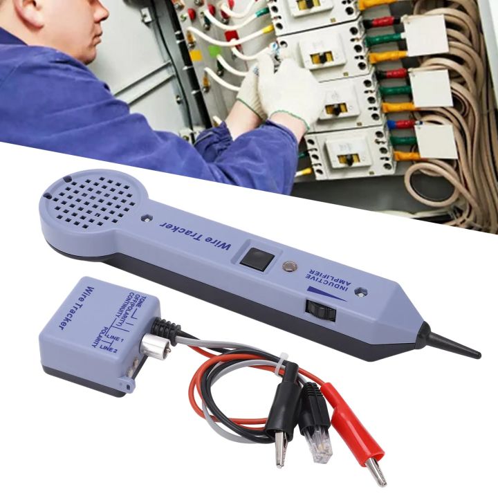Cable Toner Detector Wire Tracer Kit Network Cable Tracing Tester Kit ...