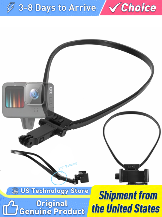 Neck - Held Mount Lanyard Strap Universal for GoPro Hero 12/11/10/9/8/7 ...