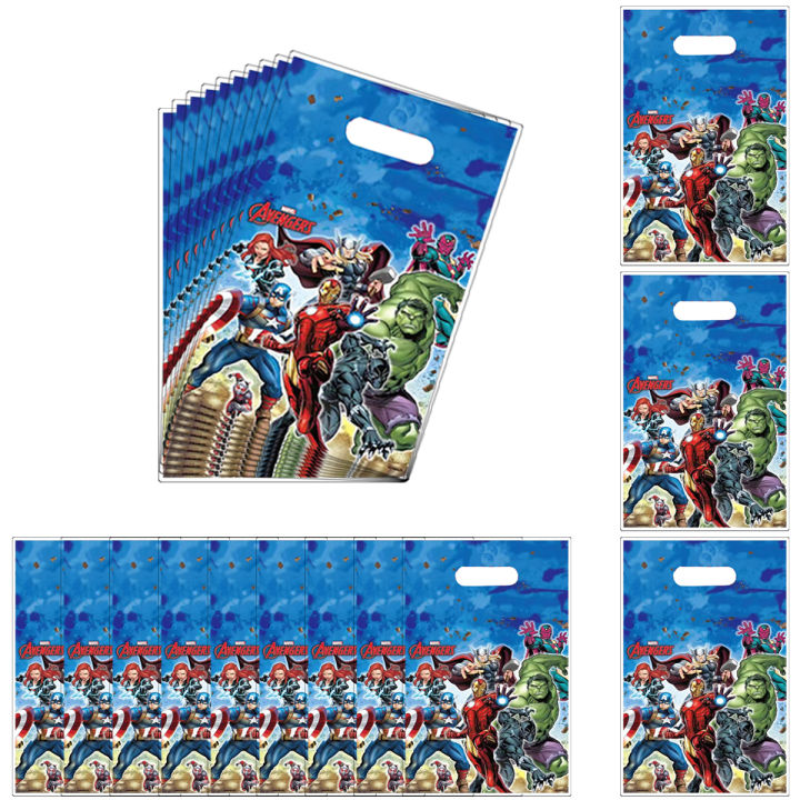 30pcs Avengers Birthday Party Gift Bags， Avengers Candy Bags， Avengers ...