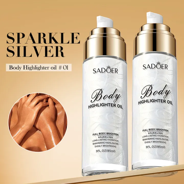 Body Brightening Shimmer Highlighter Cream 85ml | Sparkling Hydration ...