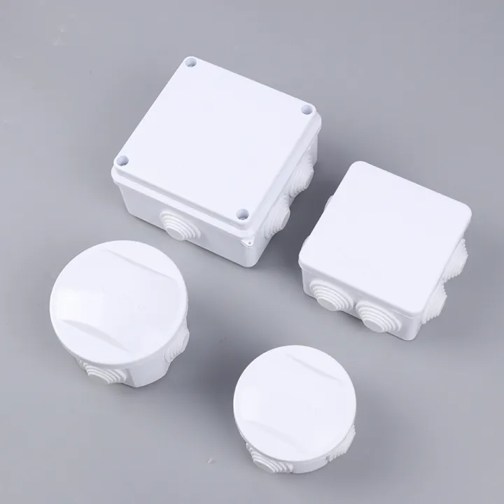 White Connection Cable Branch DIY Waterproof IP65 Power Case Junction ...