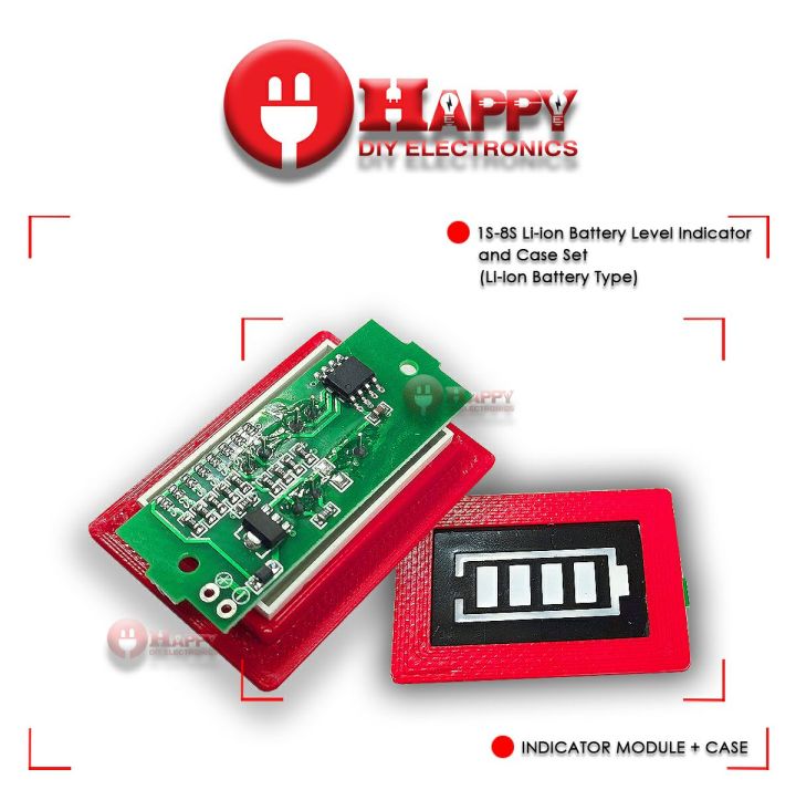 Lithium Battery Level Indicator Set(With Case) | Shop.com.mm