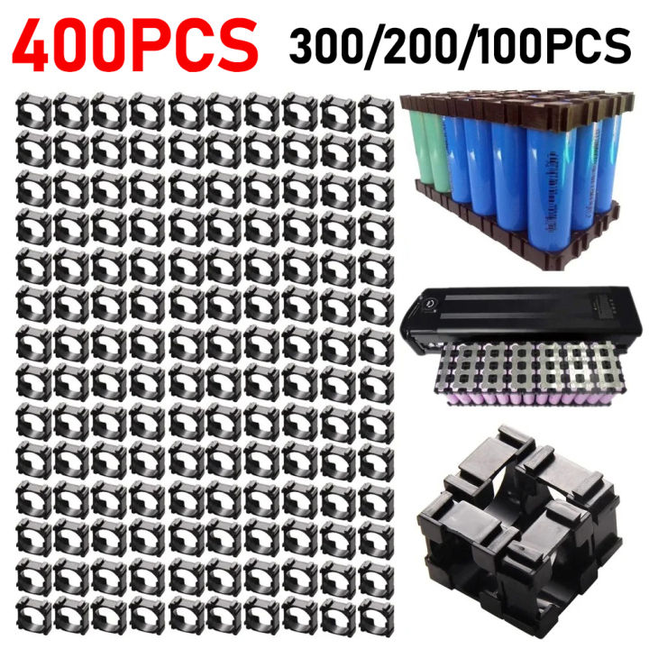 100-400PCS 18650 Lithium Battery Holder Cylindrical Anti Vibration ...