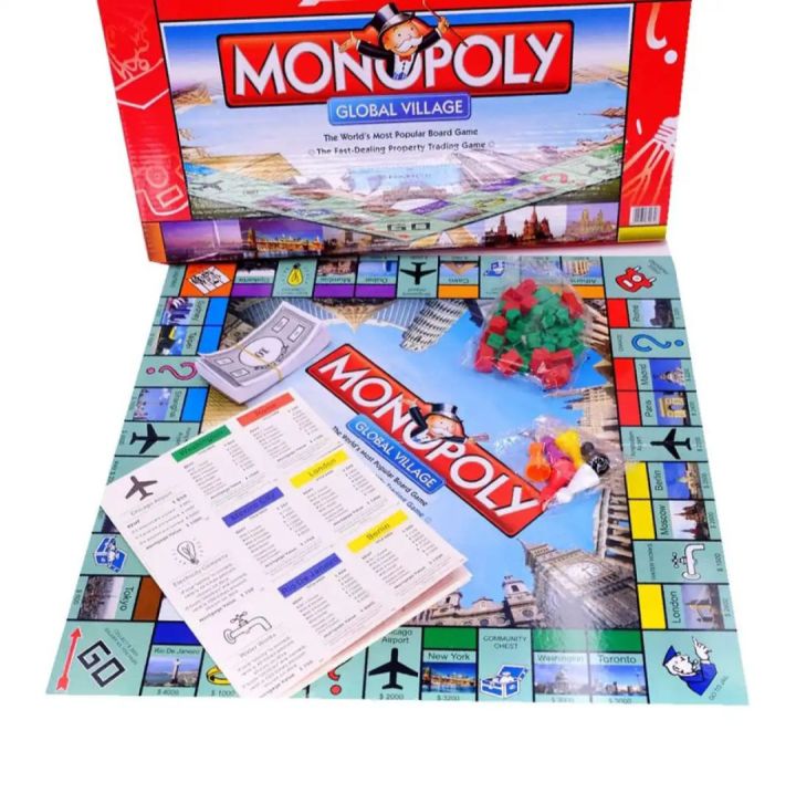 Monopoly Global Village - Board Game Complete Set | Daraz.lk