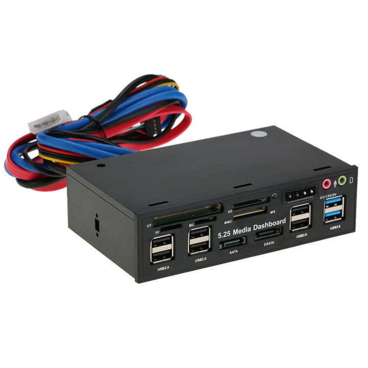 Multi-Function USB 3.0 Hub eSATA SATA Port Internal Card Reader PC ...