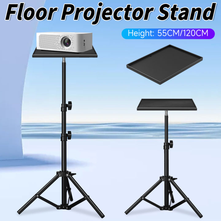 DJ Equipment Holder 1/4inch Thread Floor Projector Stand 55CM/120CM ...