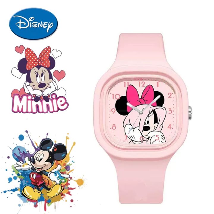 Mickey Minnie Mouse Children Watches Kids Boy Girl Cute Anime Cartoon ...