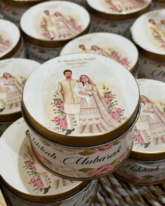 Favour Boxes| bid boxes for nikah gifts |Customized | Daraz.pk