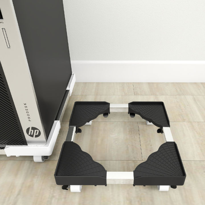 Mobile Extendable Computer Cart Adjustable Stand With Universal Wheels ...