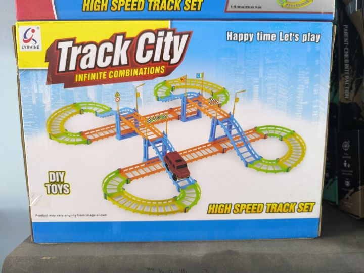 Track city / track game / car toy / track car / electric car with track ...