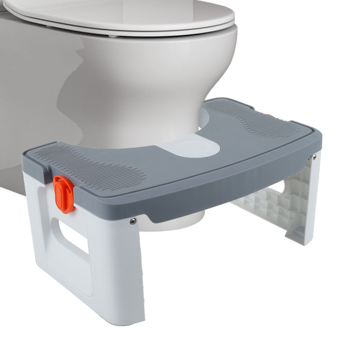 Toilet Poop Stool Foldable Portable Nonslip Bathroom Squat Stool Poop ...