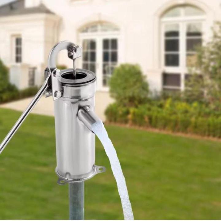 Manual Well Water Pump Stainless Steel Water Suction for Home Farms ...
