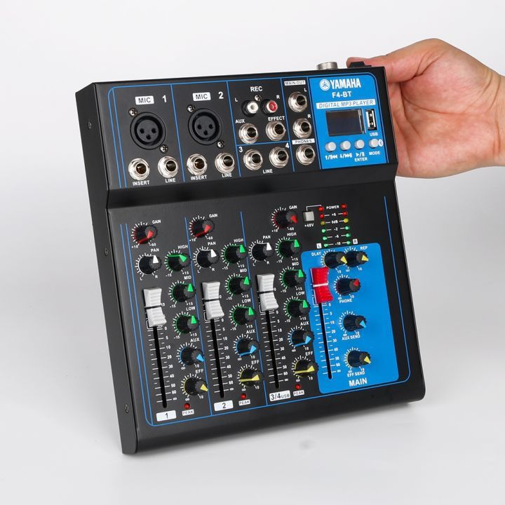 PROFESSIONAL 4 CHANNEL LIVE MIXER with BLUETOOTH | Daraz.lk
