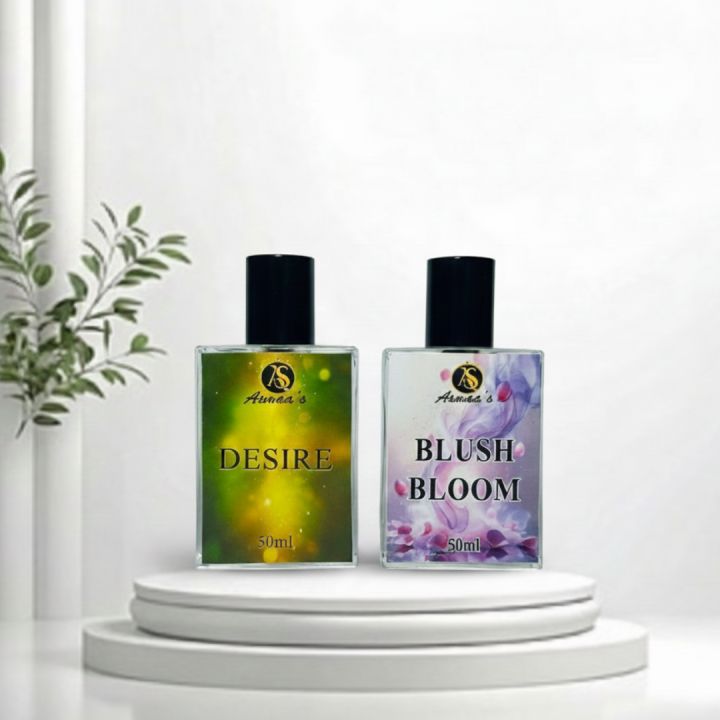 Pack of 2 – Desire & Blush Bloom Perfume | Long Lasting Fragrance for ...
