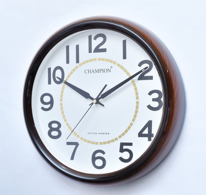 Champion Bold Digits Brown Wall Clock | Daraz.pk