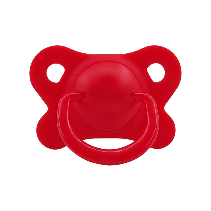Adult Pacifier Silicone Adult Pacifier Soft Teething Toy Red Large ...