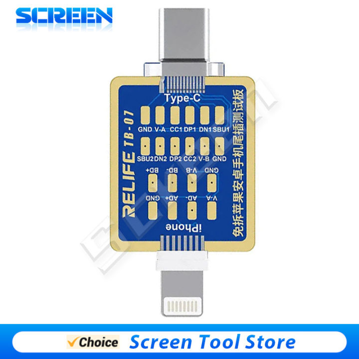 RELIFE TB-07 Non-Disassembly Mobile Phone Fault Detection Tail Board ...