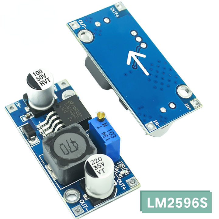 1PCS LM2596S-ADJ DC-DC Step-down Power Module 3A Adjustable Step-down Module Step-down Converter ...