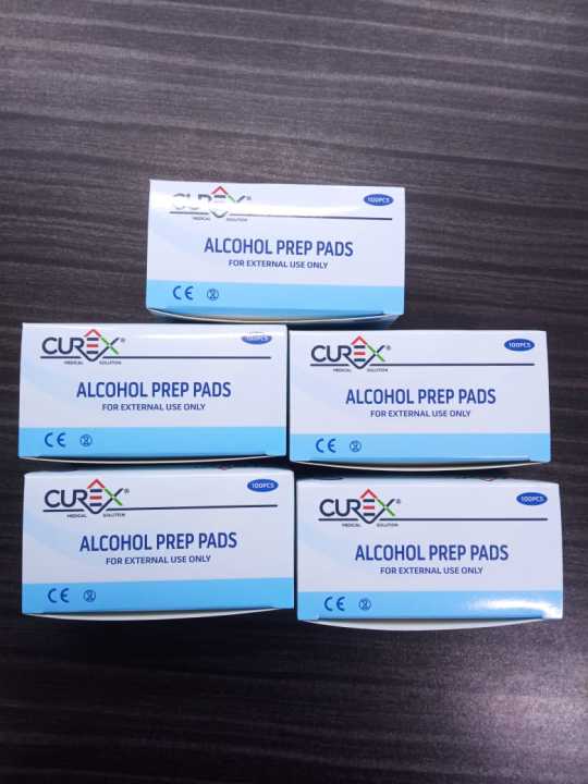 Curex Alcohol pad 100 pcs | Daraz.com.bd