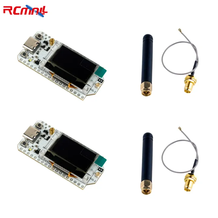 Heltec 2Sets LoRa32 V3 IoT Dev board ESP32-S3 SX1262 0.96" OLED 863MHZ~928MHZ LoRa Module for ...