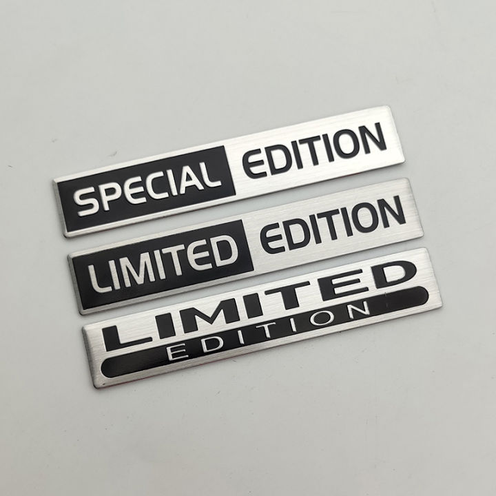 3d Aluminium Silver Special Edition Logo Limited Edition Emblem Car ...