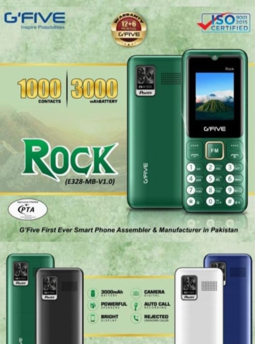 keypad phone gfive rock with 3000mah long lasting battery big speakers ...