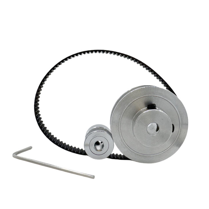 60T 20Teeth Belt Width 10mm 2GT Timing Belt Pulley Set Tensioning Wheel ...
