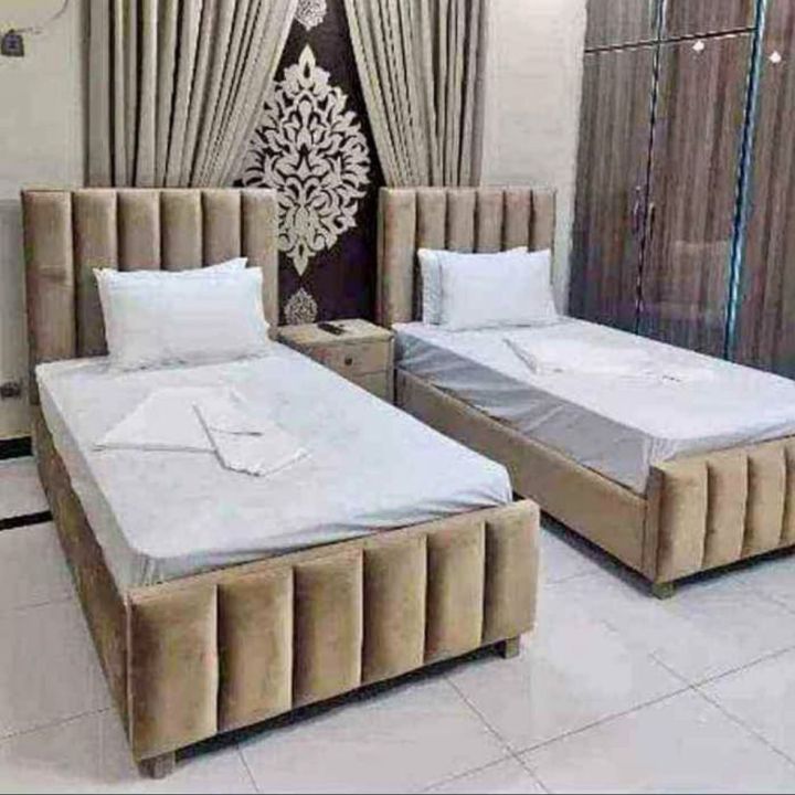 Beautiful Modern Single bed, Made with CB wood | Daraz.pk