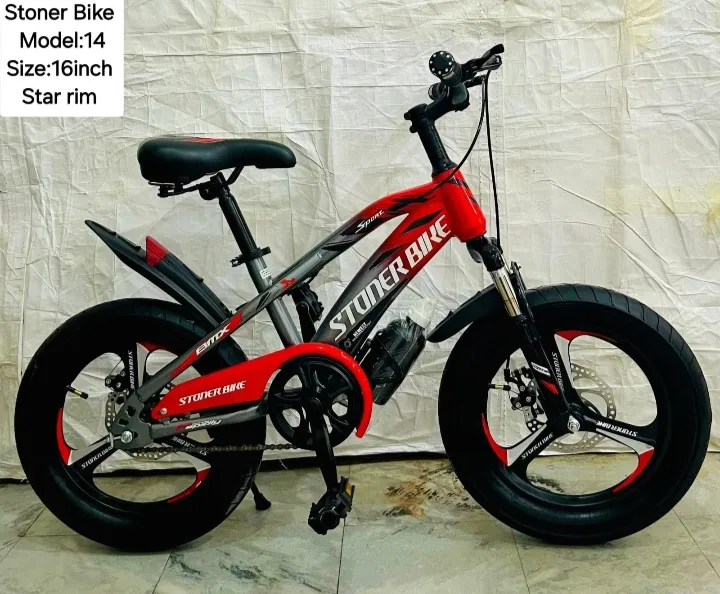 Stoner Bike 16 Inch Cycle In Star Rims For 6 to 11 Years Child Imported ...