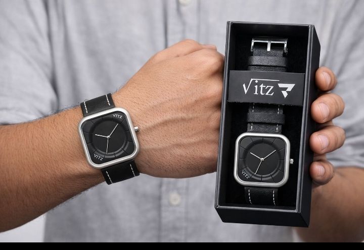 VITZ PREMIUM MEN’S WATCH – CLASSIC LEATHER EDITION | Daraz.pk