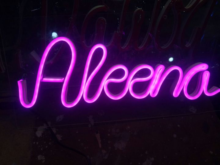 Custom your logo/name neon sign 6x12 with 6 alphabets maximum | Daraz.pk