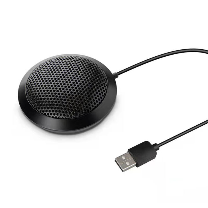 USB/3.5mm Conference Microphone 360° Omnidirectional Condenser Mic ...