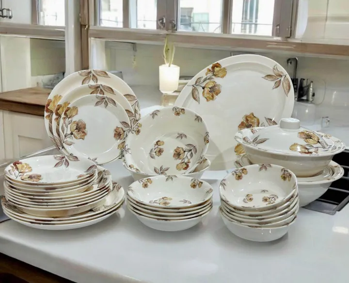 Customise Dinner Set Premium Quality Melamine Double Glaze High Quality ...