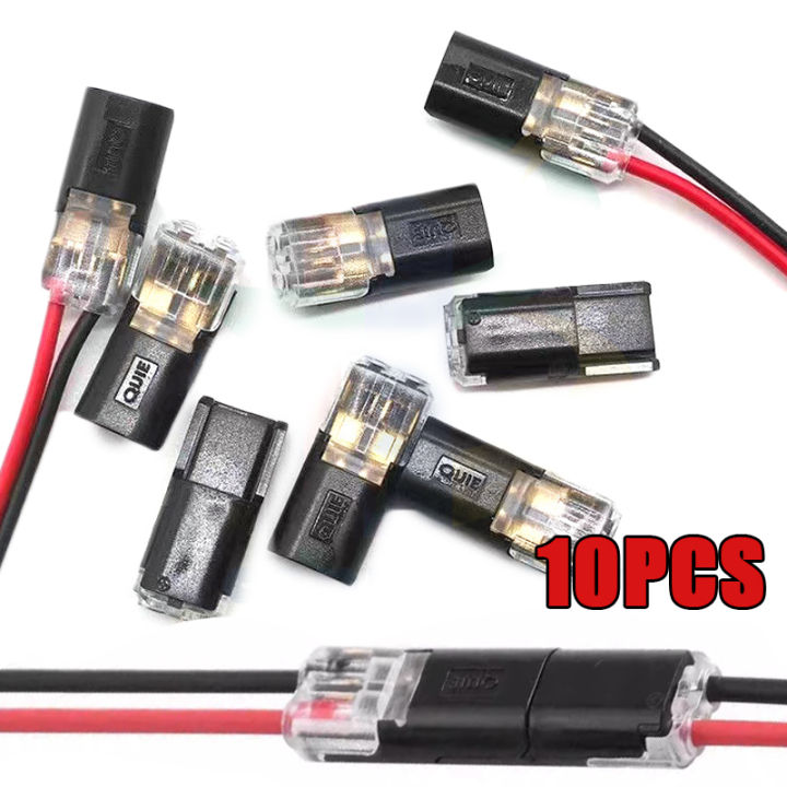 10PCS 2 Pin Way Plug Automotive Electrical Connector Strip Terminal ...