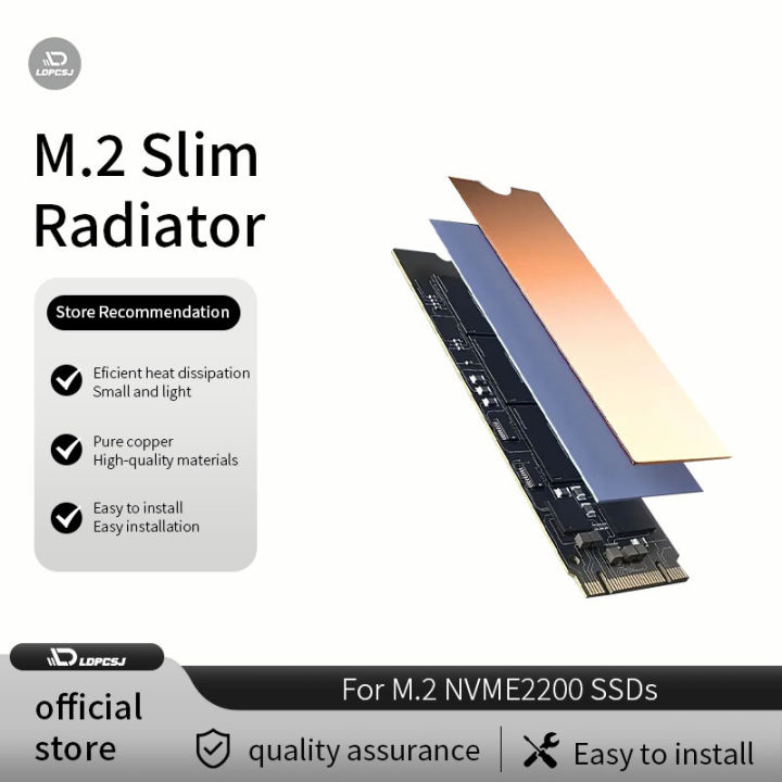 LDPCSJPC M.2 SSD Heat Sink NVME NGFF M2 2280 Solid State Disk Pure ...
