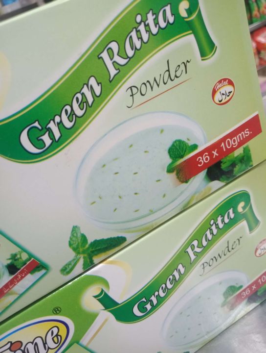 Green raita powder sachets /raita masala 10gram (pack of 24 sachets ...