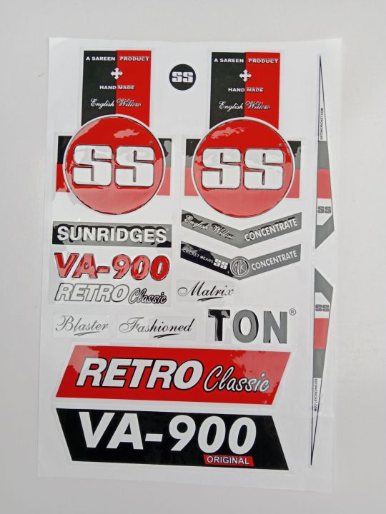 New 3D 2024 Latest SS TON SUNRIDGES VA 900 RETRO Classic Red Edition ...