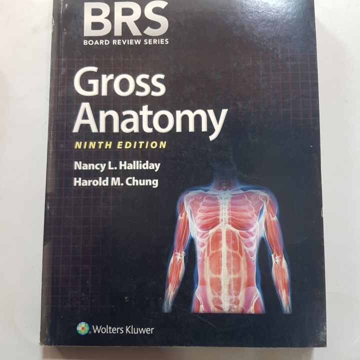 BOARD REVIEW SERIES GROSS ANATOMY 9TH EDITION BY NANCY L.HALLIDAY ...