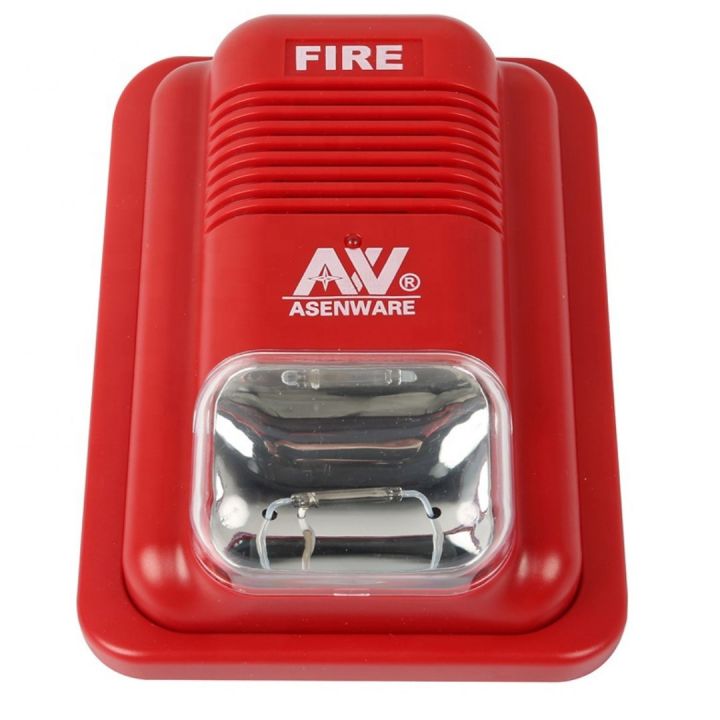 Asenware Fire Alam Horn Siren Strobe Quick Alert Safety System Sensor ...