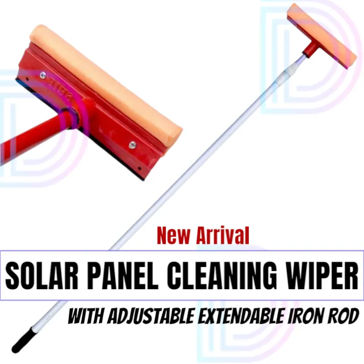 Solar Panel Cleaning 2 in1 Sponge and Rubber Wiper, with Iron ...