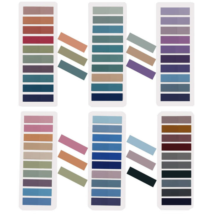 Morandi Colors Sticky Note Tabs for Book Annotation, File ...
