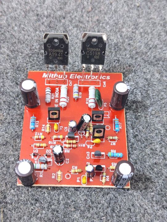 2 IC With Amplifier Board 2 Transistors Amplifier Circuit Board With IC ...