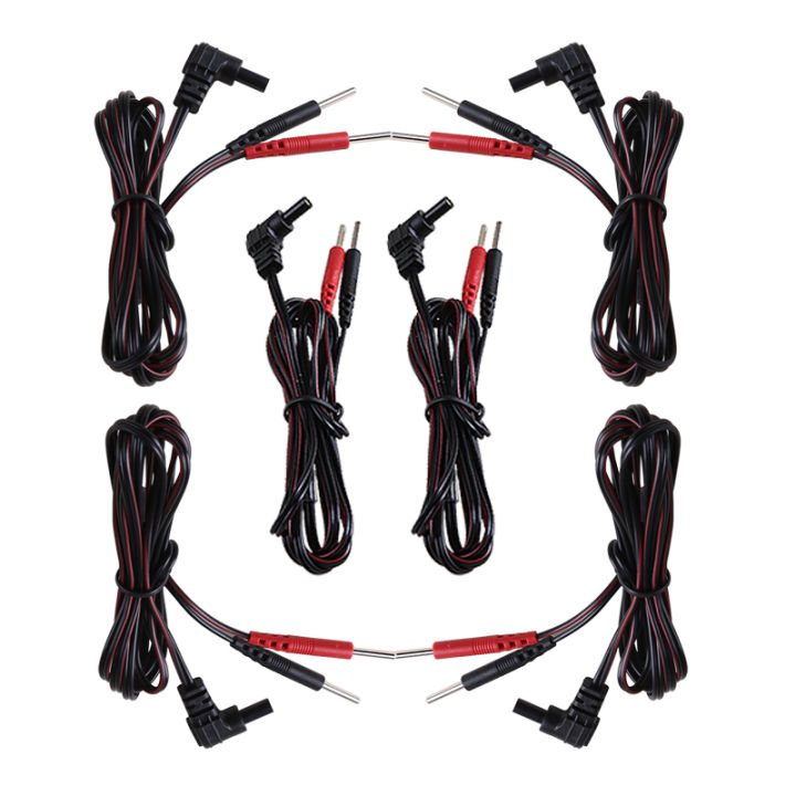 Electrode TENS Unit Lead Wires Connector Cables Relaxation Electrode ...